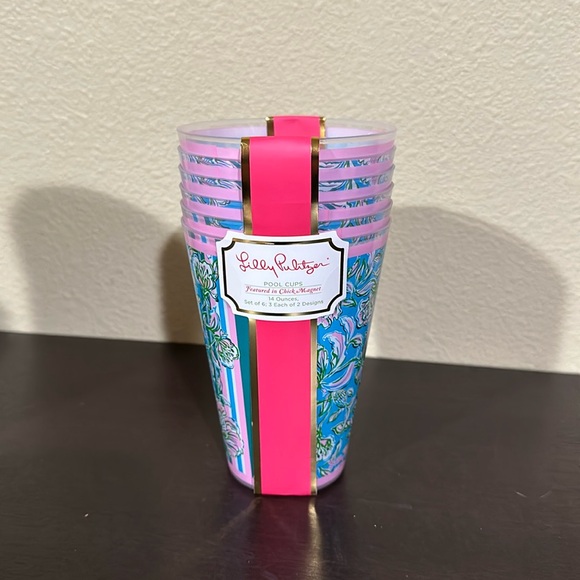 Lilly Pulitzer | Dining | New Lilly Pulitzer Chick Magnet Set Of 6 Pool ...